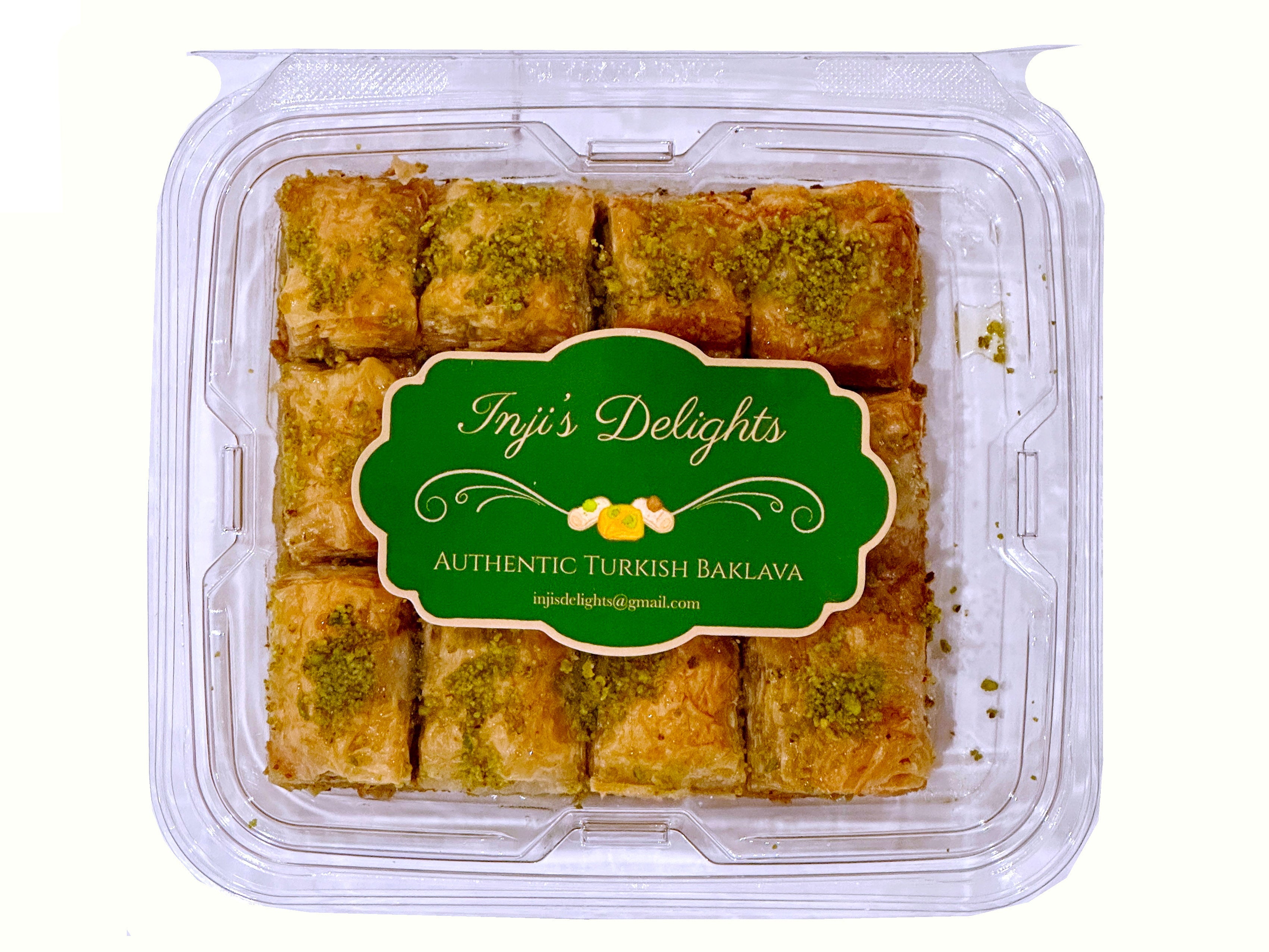 Fresh Authentic Turkish Baklava - Pistachio (Baghlava) – mazzehplus.com